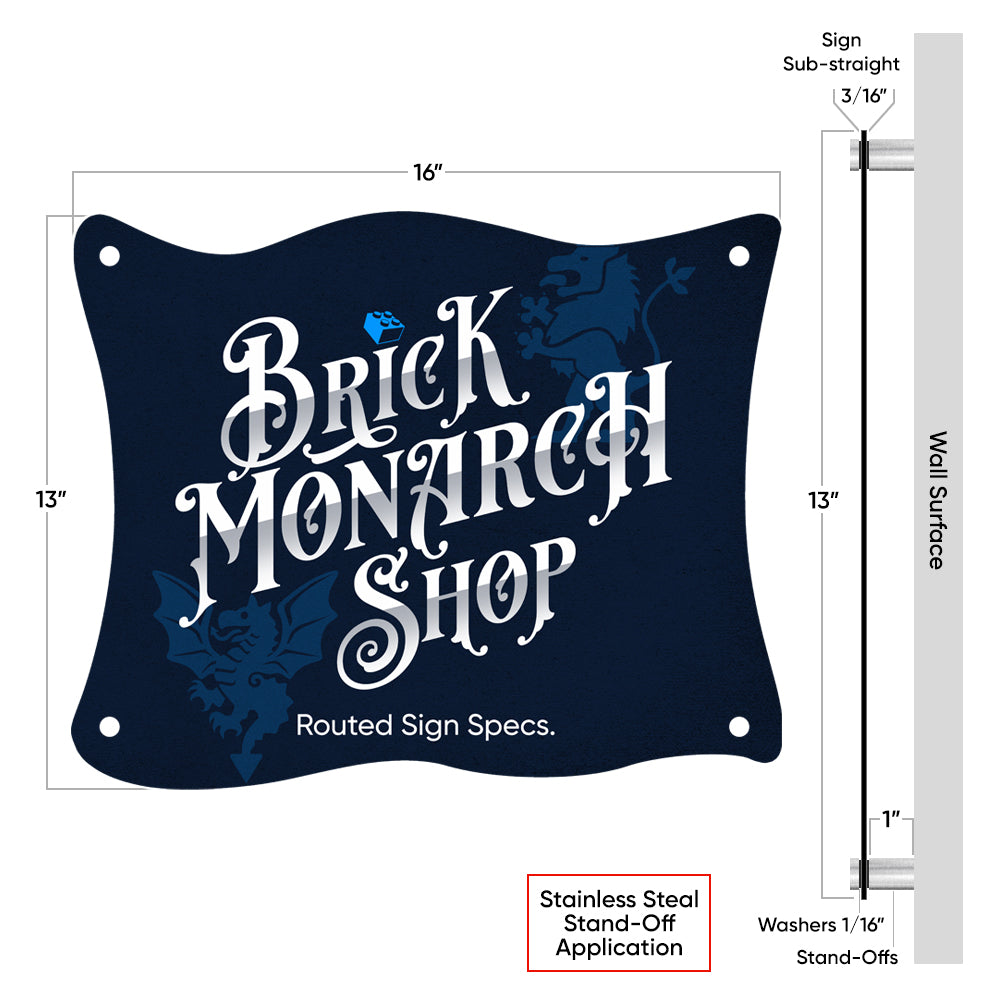 Imperial Armada Flag Wall Sign – Brick Monarch Shop