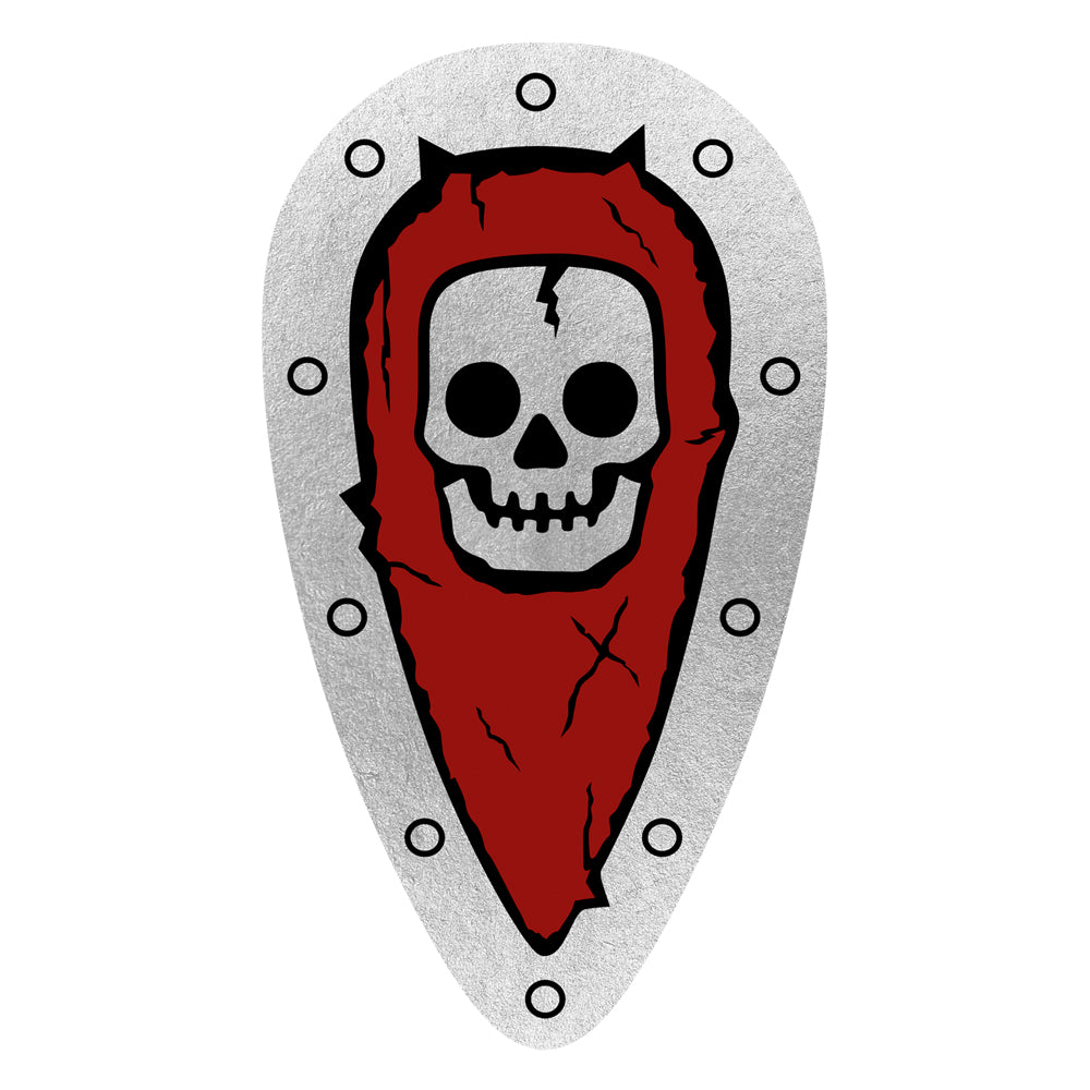 Skeleton Shield Decal – Brick Monarch Shop
