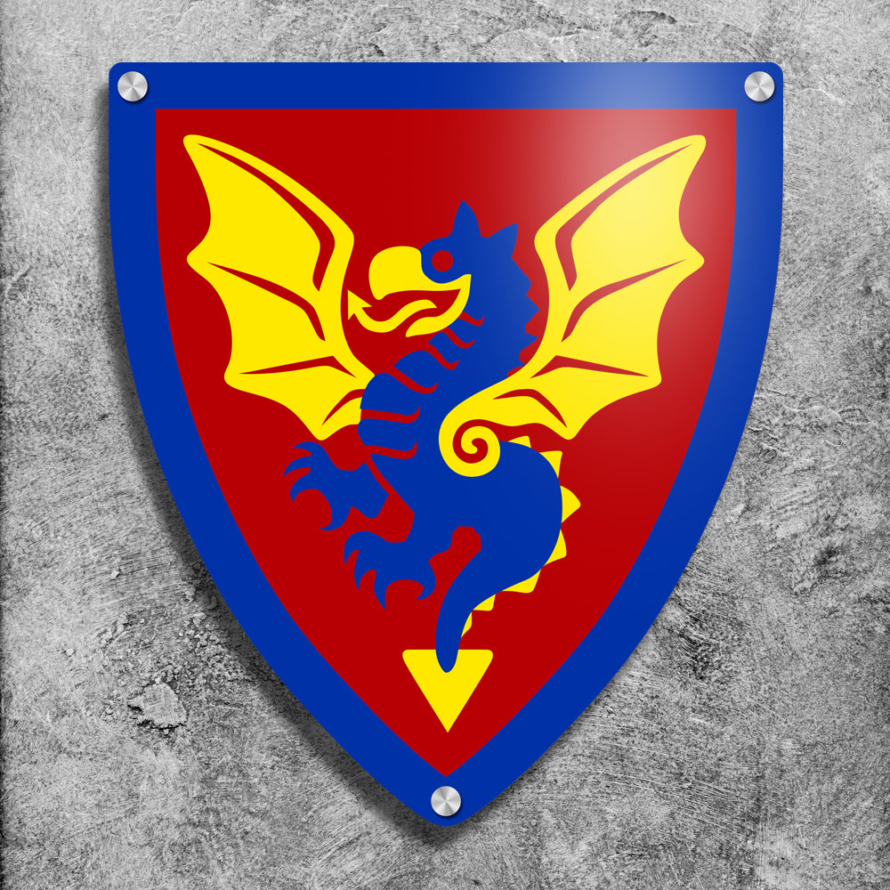 Black Knights Shield Wall Sign – Brick Monarch Shop