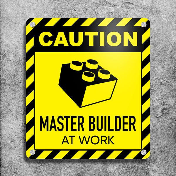 Master Builder Wall Sign – Brick Monarch Shop